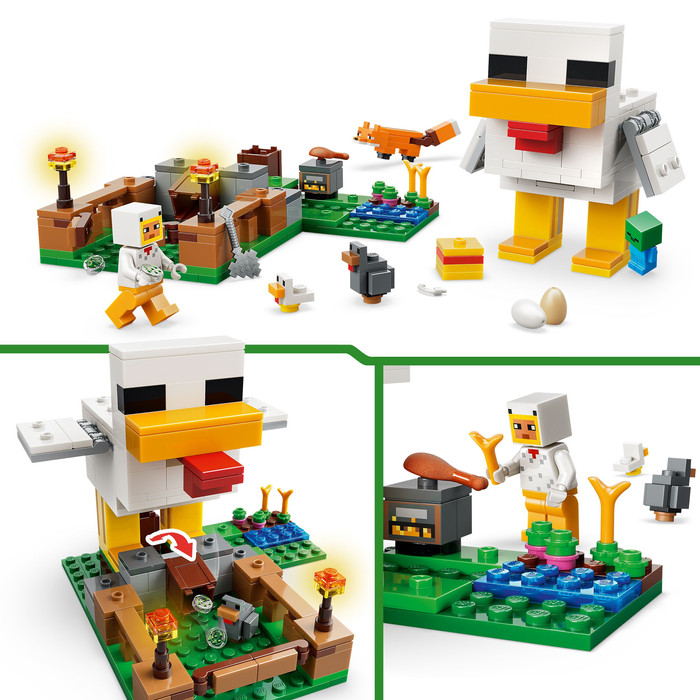 LEGO Minecraft Chicken Farm 21585 | Coolblue | Unknown