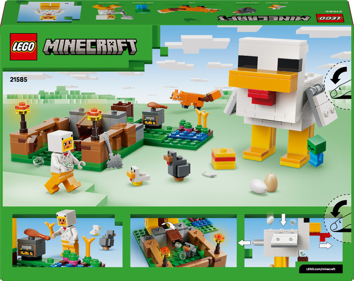 LEGO Minecraft Chicken Farm 21585 | Coolblue | Unknown